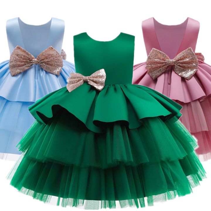 Party Frock For girls dress 1-8 Years | Daraz.lk