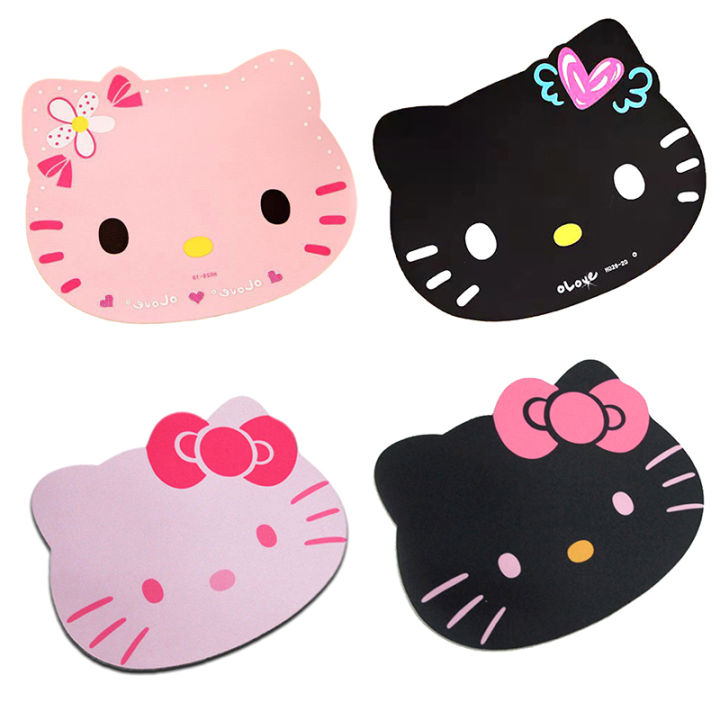 Sanrio Cartoon Mouse Pads Computer Anti-Slip Desk Pad Black Pink Coffee ...