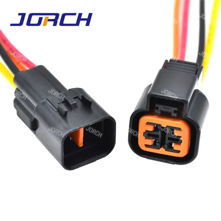 4 Pin Male Female O2 Oxygen Sensor Downstream Upstream Connector Plug ...