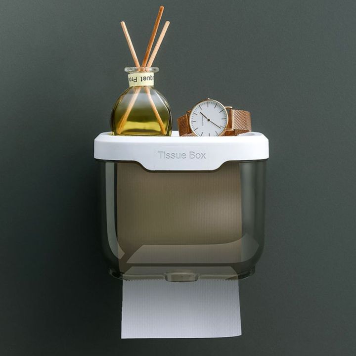 Waterproof Multifunctional Punch-Free Sanitary Napkin Box Storage ...
