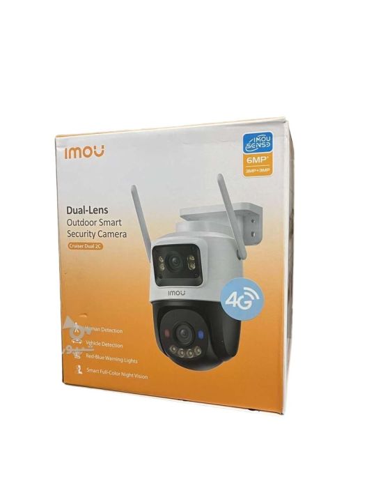 IMOU Cruiser Dual 2C 6MP Outdoor 4G PT Camera(3MP + 3MP) | Daraz.lk