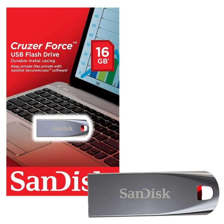 SanDisk Cruzer Force 16GB Original Flash Drive | Daraz.lk