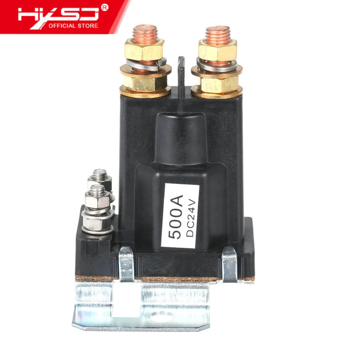 HXSJ Portable 24V 500A Large Current DC Relay Dual Cells Isolator ...