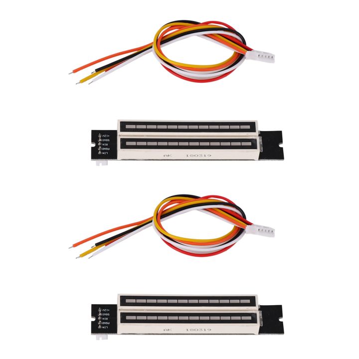 (COKP) 2X Mini Dual 12 Level Indicator VU Meter Stereo Amplifier Board ...