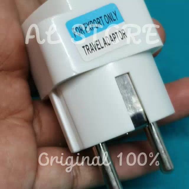 Universal Travel Adapter Plugs 3 Feet To 2 Leg Over Staker | Daraz.lk
