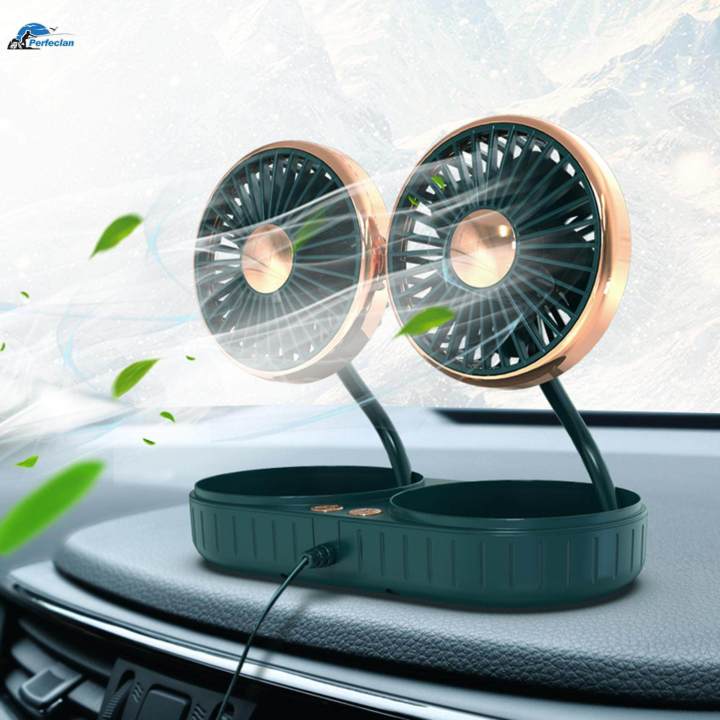 Car Cooling Fan Vehicle Fan Devices Adjustable Air Circulation Degrees ...