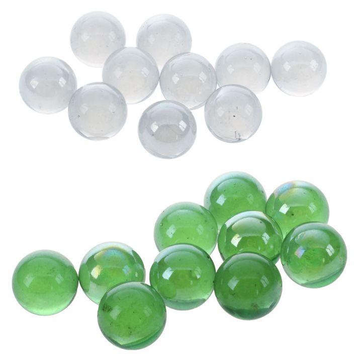 10 Pcs Marbles 16Mm Glass Marbles Knicker Glass Balls Decoration Color ...