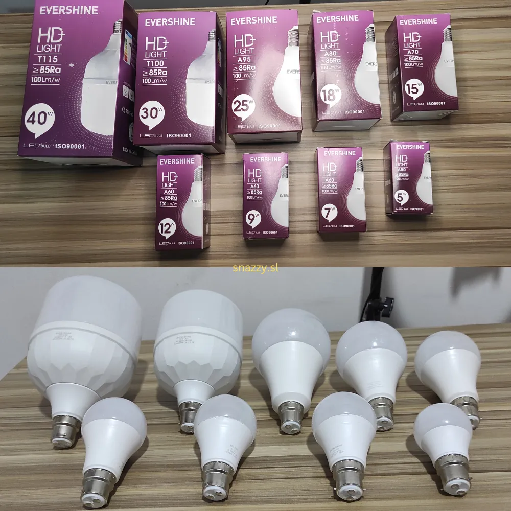 Pin Type ( B22 ) Power Saving Best brightness Led Bulb 5W 7W 9W 12W 15W 18W 25W 30W 40W All ...