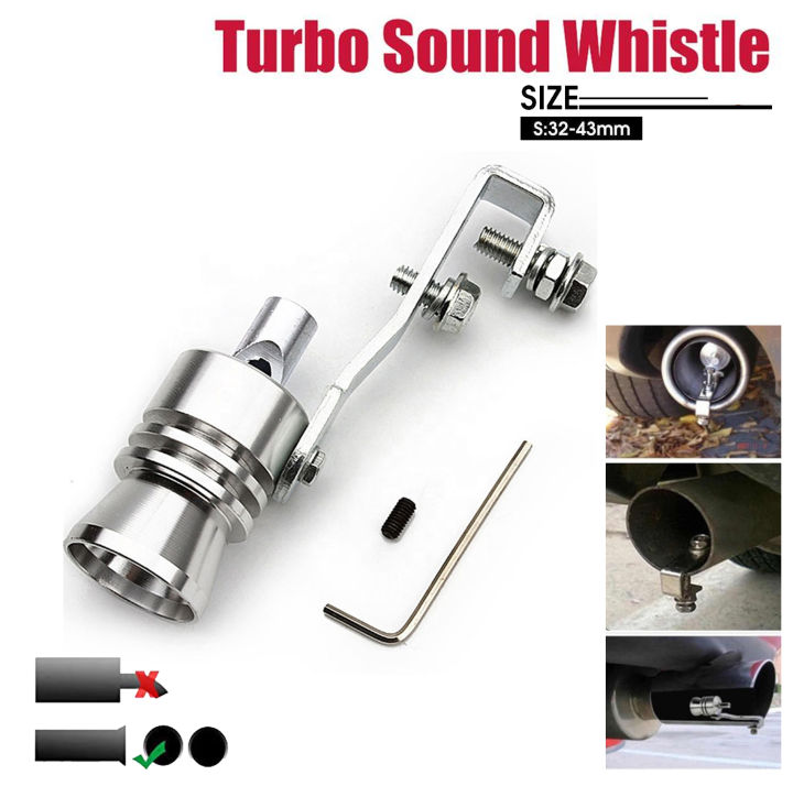 Car Motorcycle Turbo Whistle Sound Amplifier Turbo Sound Muffler Simulator For Exhaust Pipes Small Size S Daraz.lk