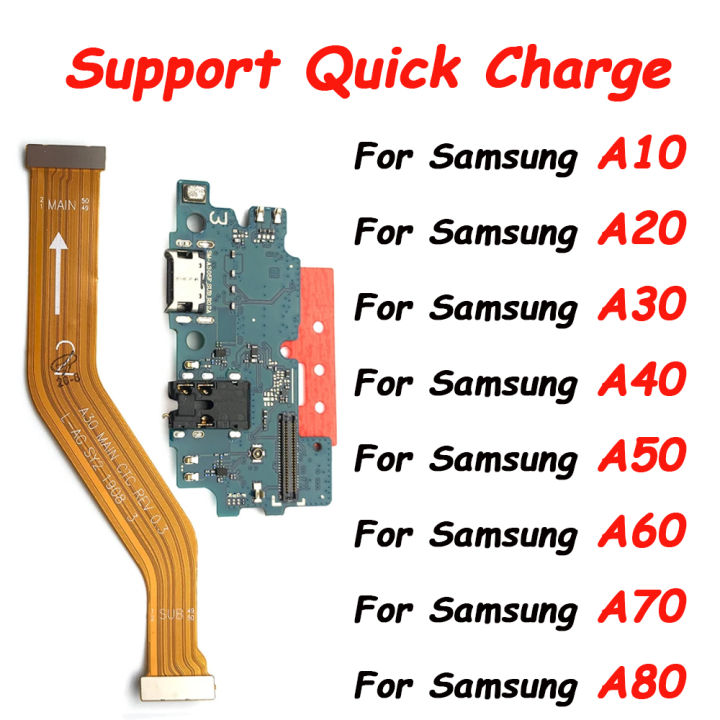 New Usb Charging Charger Main Motherboard Flex Cable For A10 A20 A30 ...