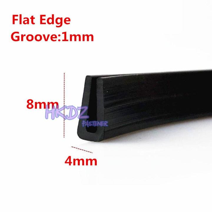 Black Rubber Edging Sealing Strip Glass Table Edging Chair Sheet Anti ...