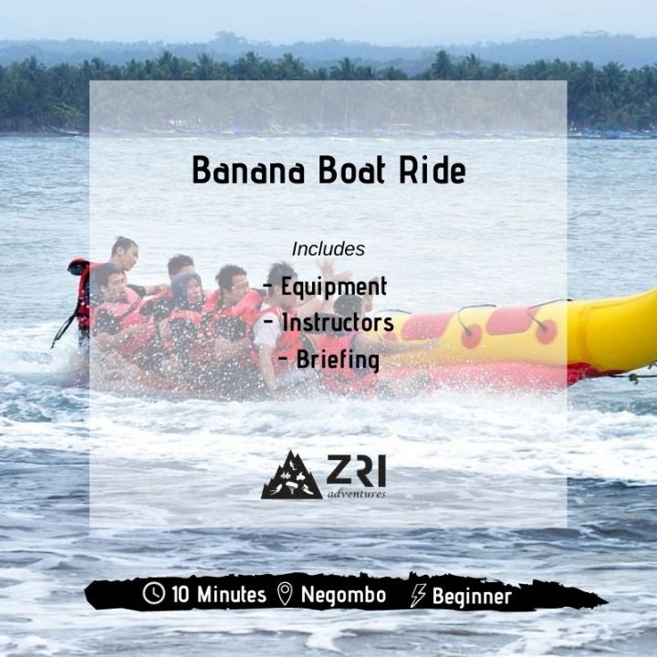 Negombo - Banana Boat Ride - Per Person (Min 3 Pax) | Daraz.lk