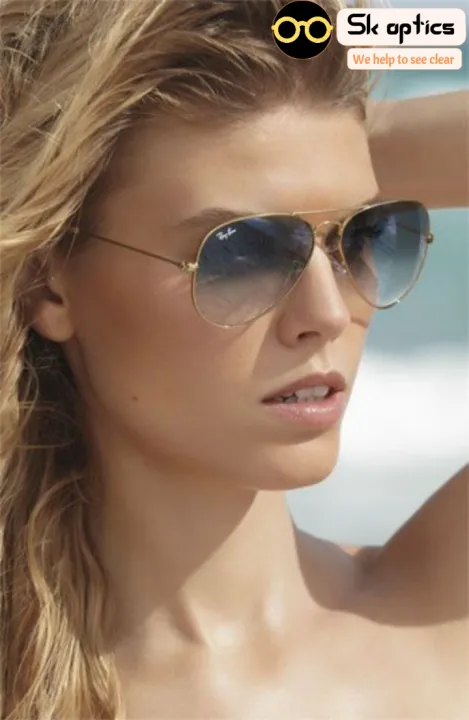 New 【Exclusive Discount】 golden color ray ban aviator unglae metal body ...