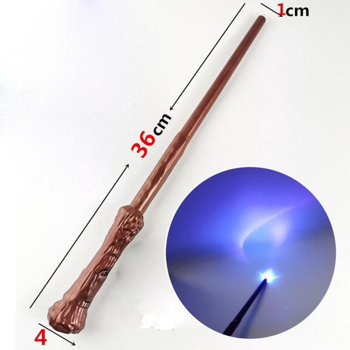 （New）[Ready tock] Harry Potter Toy Magic Wand & Glae Glowing ound Wand ...