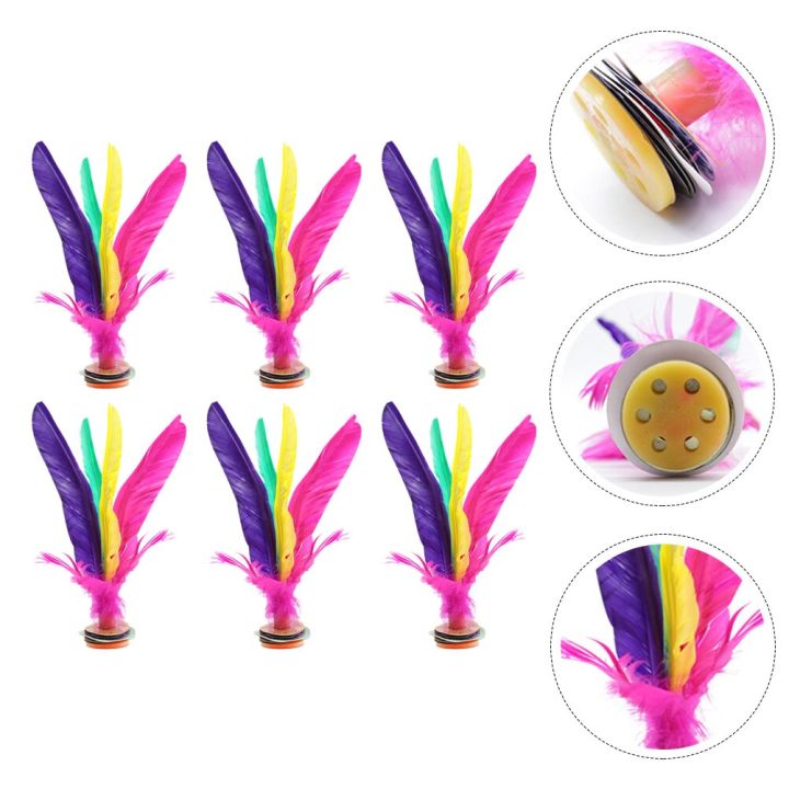 Shuttlecock Chinese Game Shuttlecocks Kick Jianzi Foot Toy Toys Sports ...