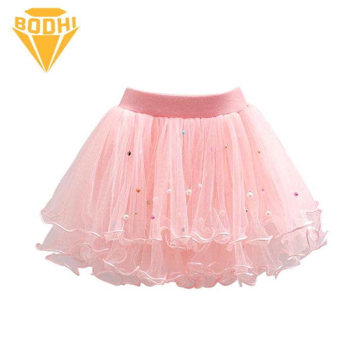 Multi-layered Skirt Sweet Style Multi-layered Mesh Yarn Puffy Skirt for ...