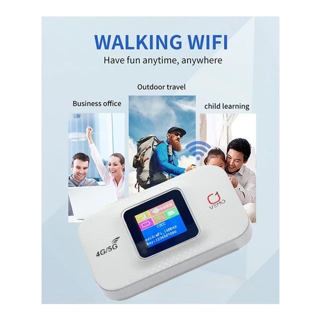 Vemo Original E5783 Plus 4G LTE CAT4 300Mbps Portable Wifi Router With SIM Card Slot Car Mobile ...