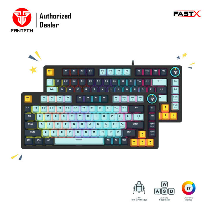 Fantech mk875 v2 atom 81 mizu edition mechanical keyboard blue | Daraz.lk