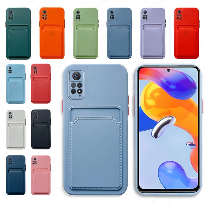 For Xiaomi Redmi Note 11 Pro 5G Case Card Wallet Back Silicone Soft ...