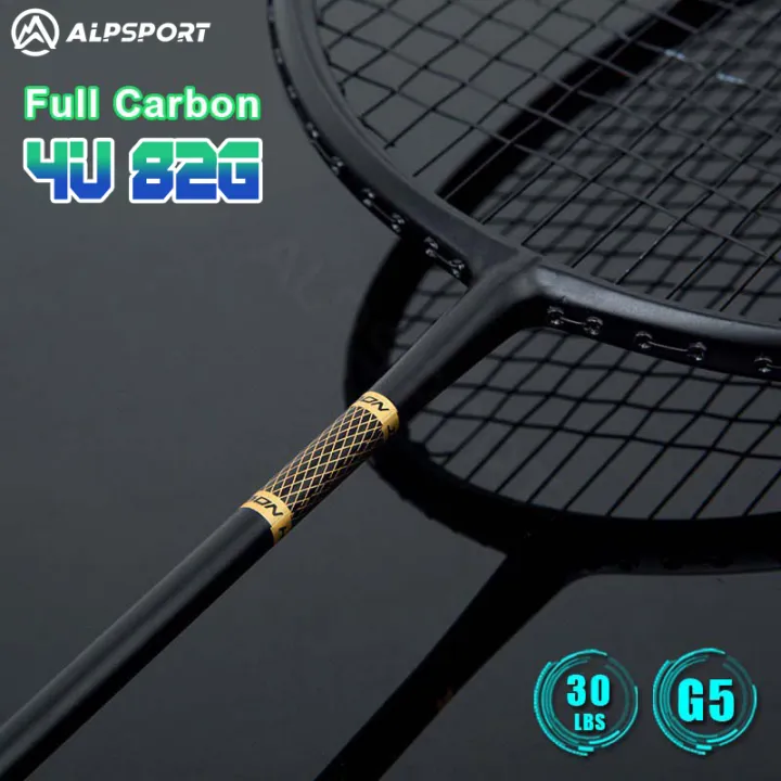 ALP-SPORT ZJ2.0 PRO BAMBOO 4U 80g 100% T700 Carbon Fiber Badminton ...