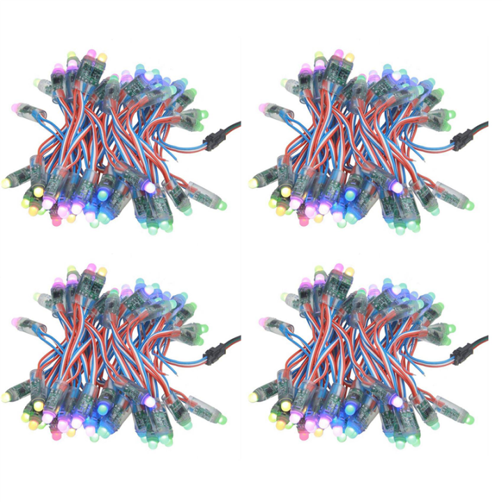 200Pc WS2811 RGB LED Pixels Light Individually Addressable 12mm ...