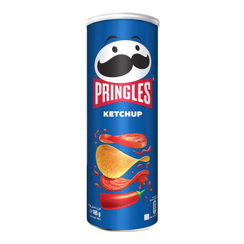 Pringles Ketchup Potato Chips Super Crispy and Creamy Taste High ...