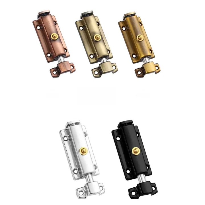 Retro Stainless Steel Automatic Door Bolt Spring Anti-theft Door Hasps ...