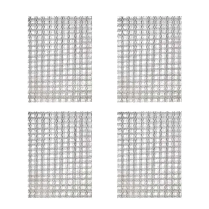 4Pc 21cmX30cm Wire Mesh Silver Wire Mesh Sturdy Metal Mesh Sheets for ...