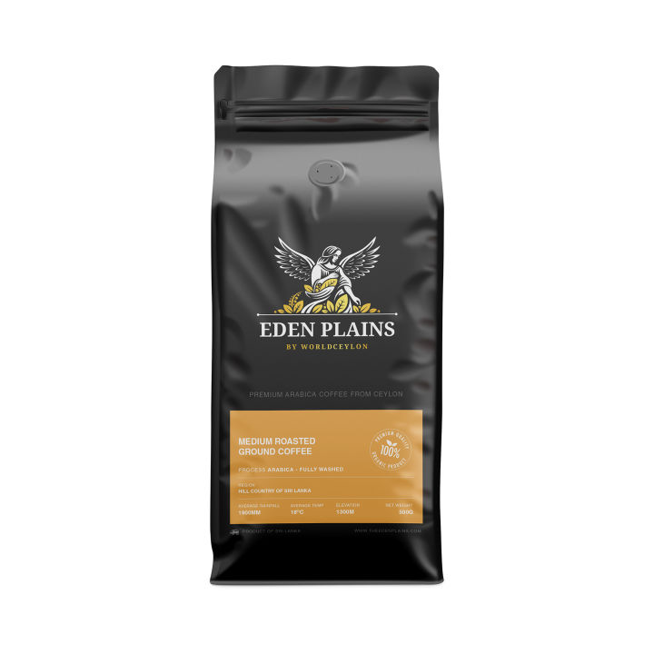 Eden Plains Medium Roasted Ground Coffee- 500g | Daraz.lk