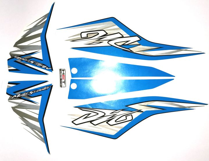 Honda Dio Bs4 Blue White Full Sticker kit | Daraz.lk
