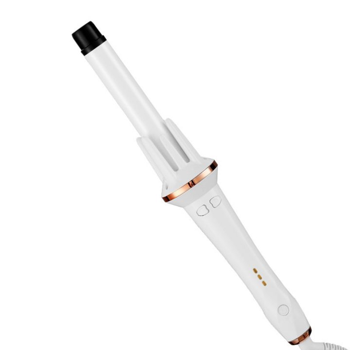 Curling Iron Negative Ion Curling Wand Hair Tools,White,EU Plug | Daraz.lk