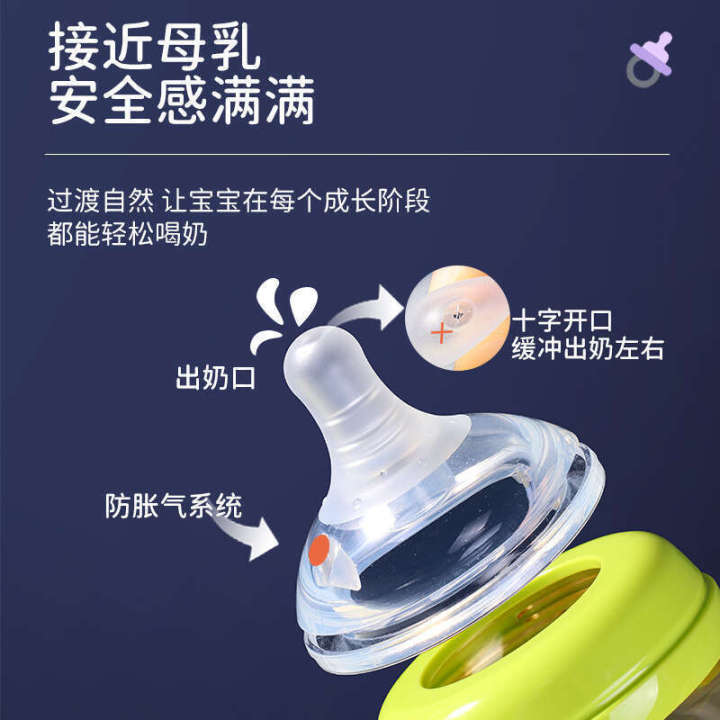 Suction Duckbill Nozzle One-Suction Pacifier Compatible with 6.0 Wide ...