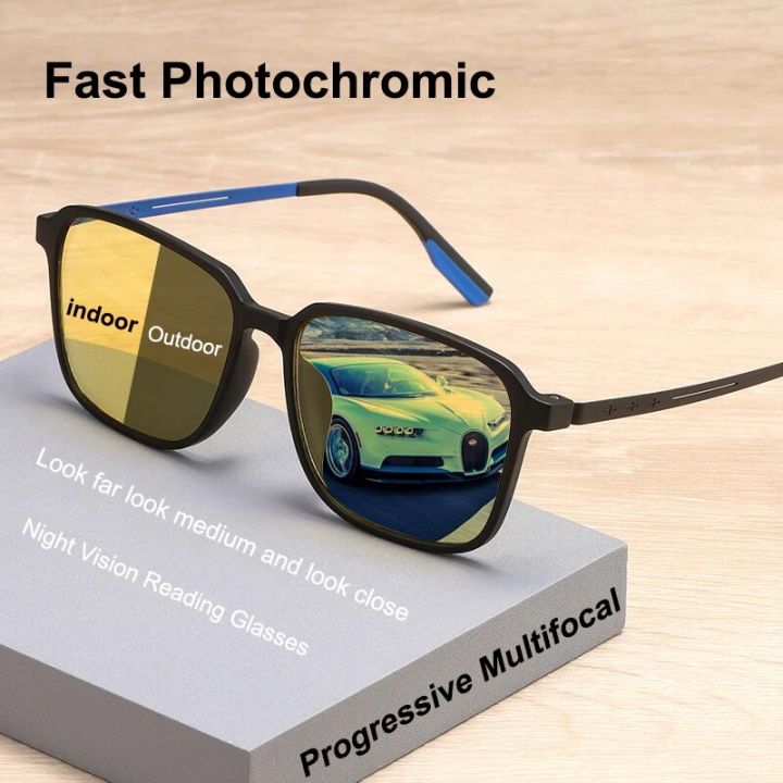 Night Vision Eyewear Near-far dual-purpose Photochromic Reading Glasses ...