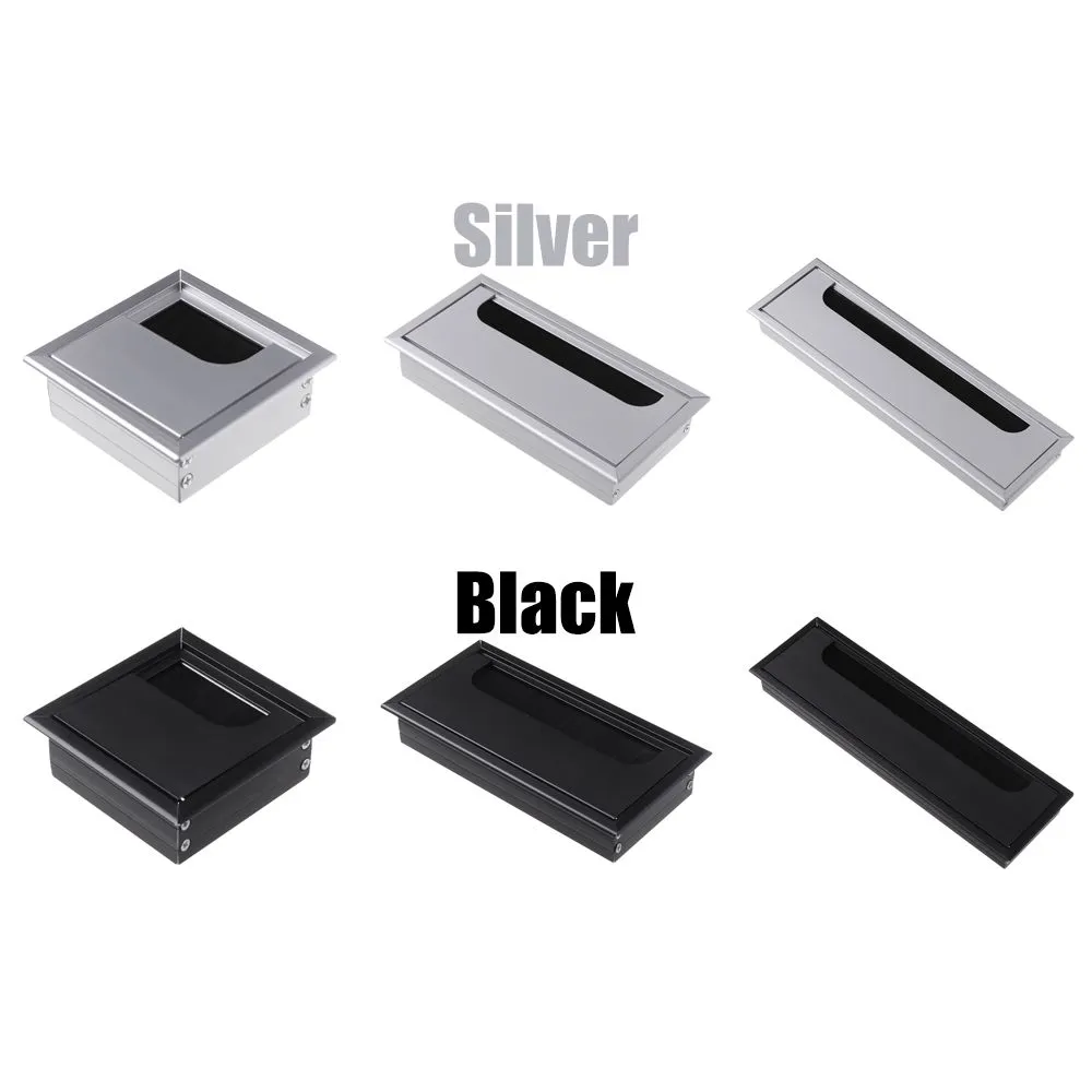 Rectangle Hardware Office Cable Clamp Organizer Computer Grommet Line ...