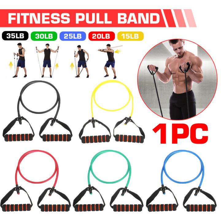 15/20/25/30/35 Pound Monochrome TPE Tension Pull Rope Multi-function ...