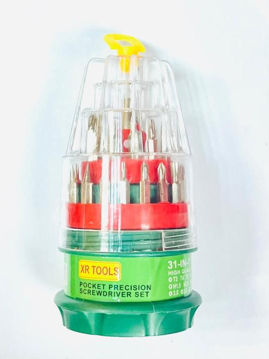 JACKLY JK-6036 31 in 1 Screwdriver Set Full Magnetic XR Tool Set Kit ...