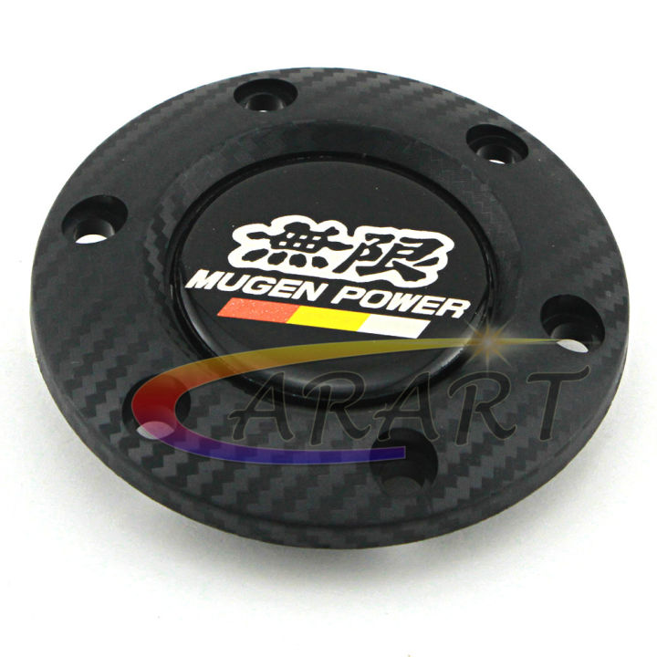 Mugen Power Car Steering Wheel Hub Horn Button Center Push Button Cover ...