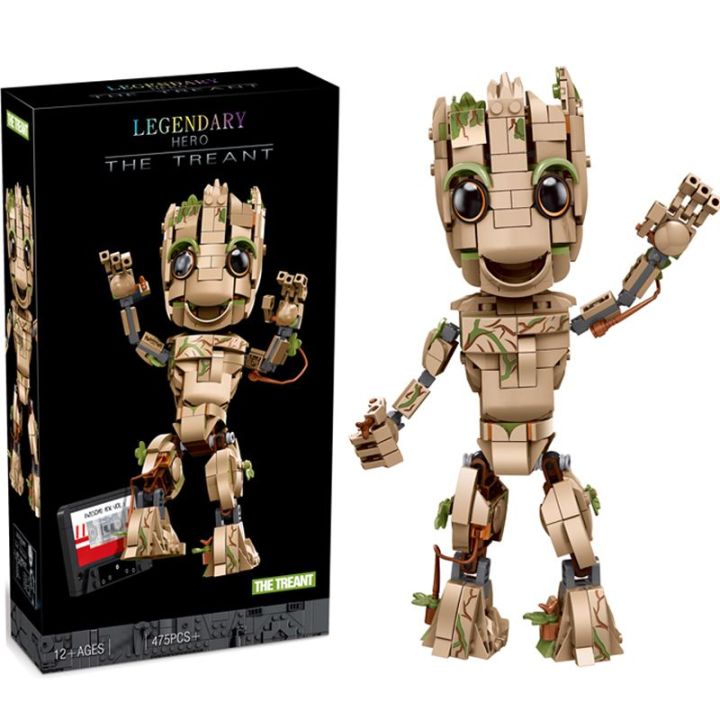 I Am Groot Building Blocks Kit Toys Bricks Tree Baby Groots Model Play ...