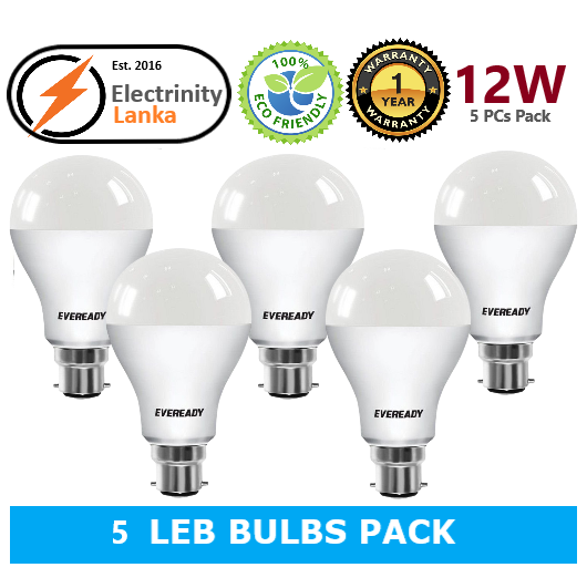 12W LED Value Pack ( 5 Bulbs in Pack ) | Daraz.lk