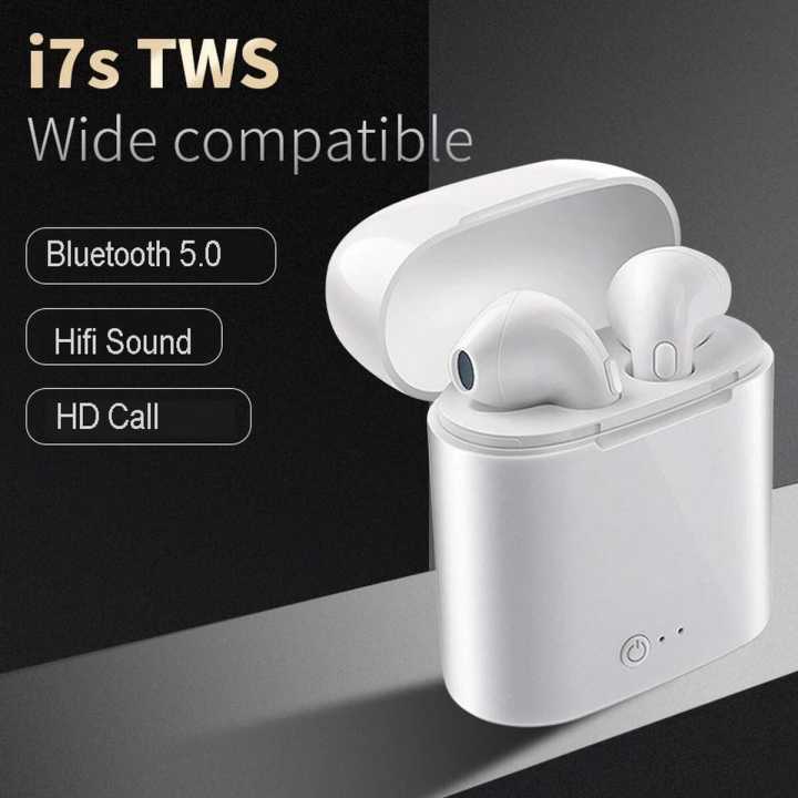 Airpods i7s i12 Inpods 12 Full Set with Box TWS True Wireless Bluetooth ...
