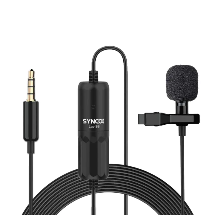 Synco Lav-S8 Professional Lavalier Microphone Home Studio Microphone ...