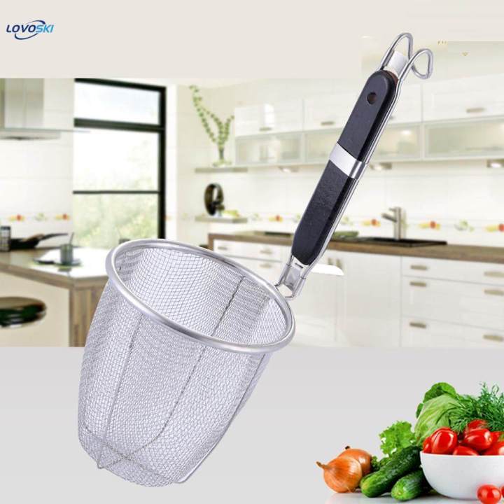 Frying Filter Hot Noodle Mesh Colander Stainless Steel | Daraz.lk
