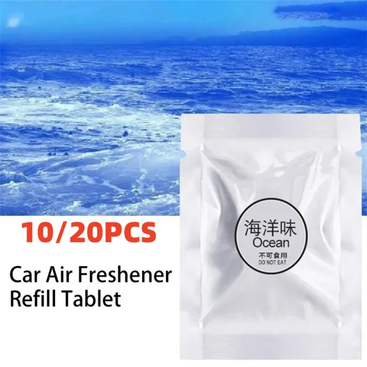 20Pcs Fragrance Tablet Long Lasting Car Aromatherapy Tablet Solid Auto ...