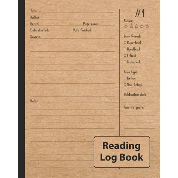 Reading Log Book: For Reviewing All of Your Favorite Books, Reading ...