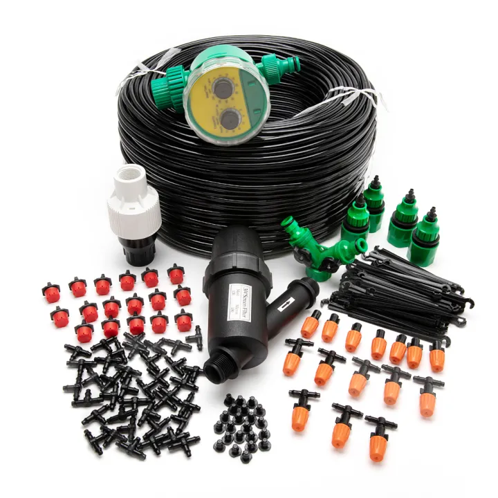 Drip Irrigation System Garden Watering System Adjustable Drippers 5m ...
