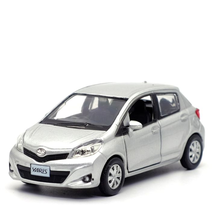 【DIV MALL】1:36 Scale Toyota Yaris Diecast Alloy Metal Luxury Car Back ...