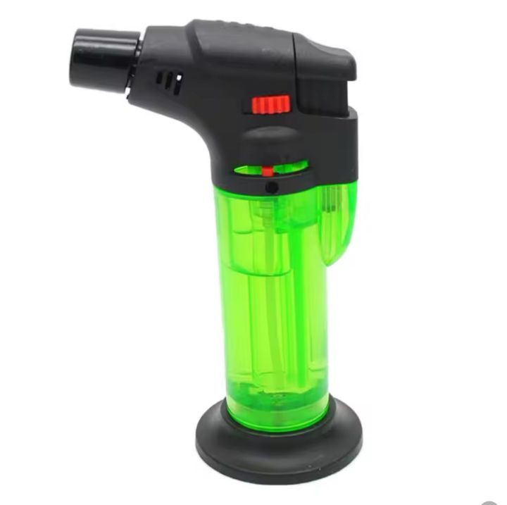 Resin Windproof Refillable Lighter Butane Inflatable Torch Fuel Jet ...