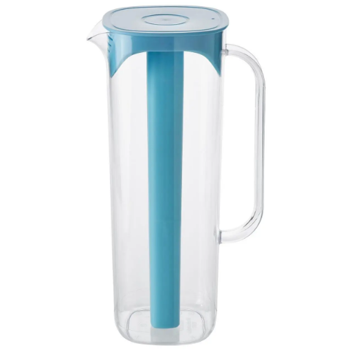 IKEA MOPPA Jug with Lid - light blue | Daraz.lk