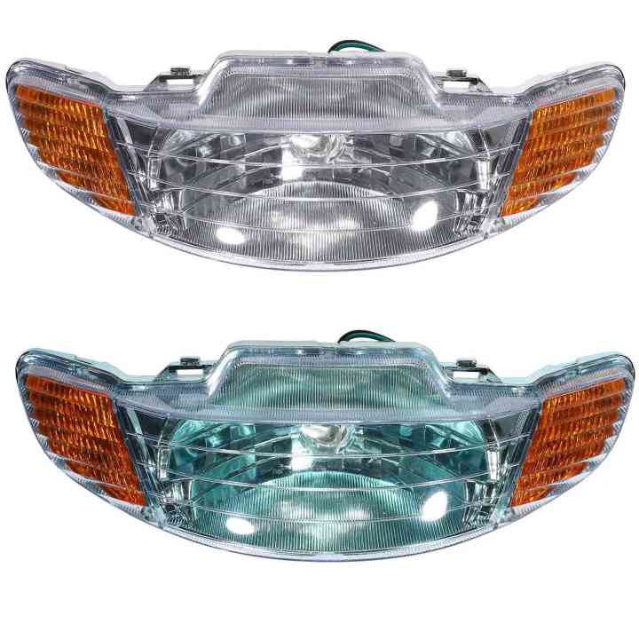2set Motorcycle Headlights Suitable for 50Cc AF34 AF34.5 AF 34 AF 34.5-White & Blue | Daraz.lk