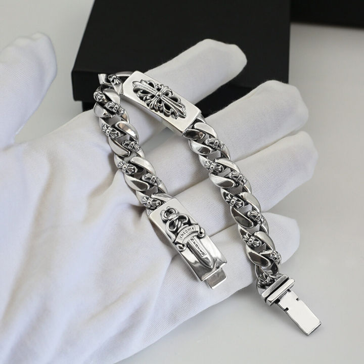 - S925 Siler Ameran tren retro and old-fashioned personality hip-hop ...